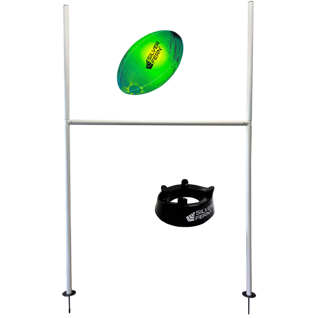 Junior Goal Post Backyard Combo – Silver Fern