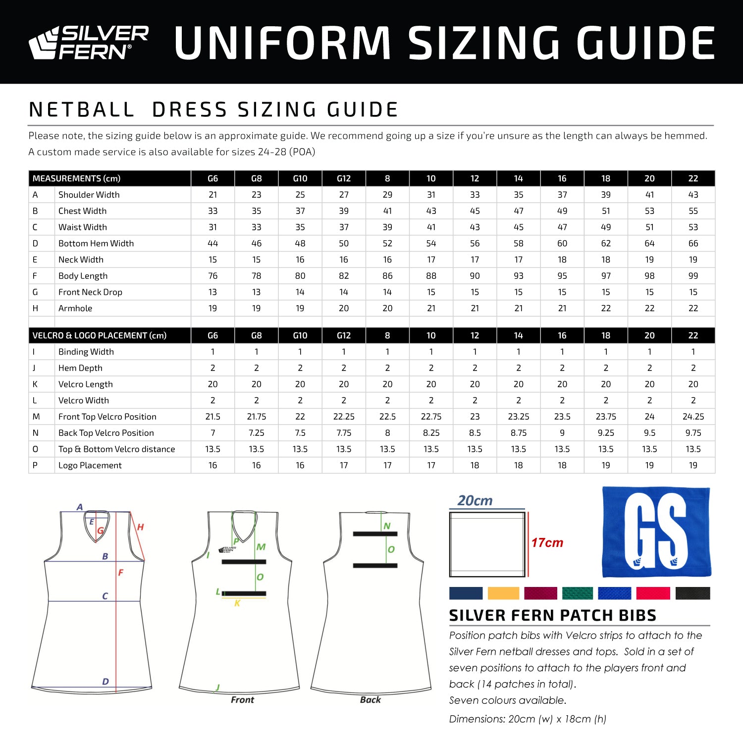 Navy Netball Dress Women – Silver Fern