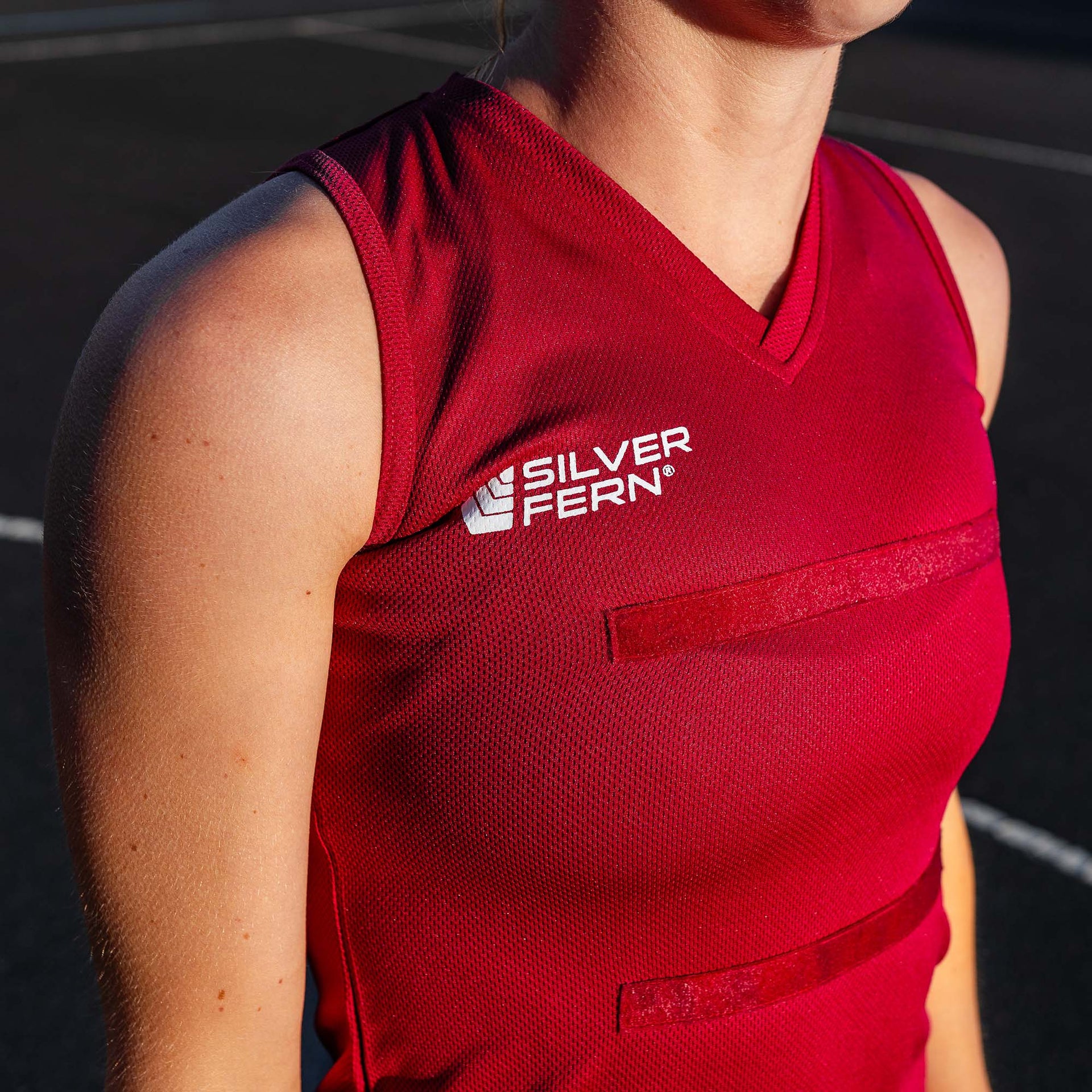 Maroon Netball Dress Women – Silver Fern