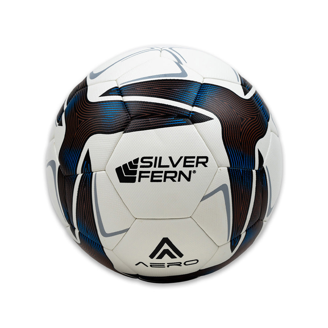 Aero Soccer Ball Size 4 – Silver Fern